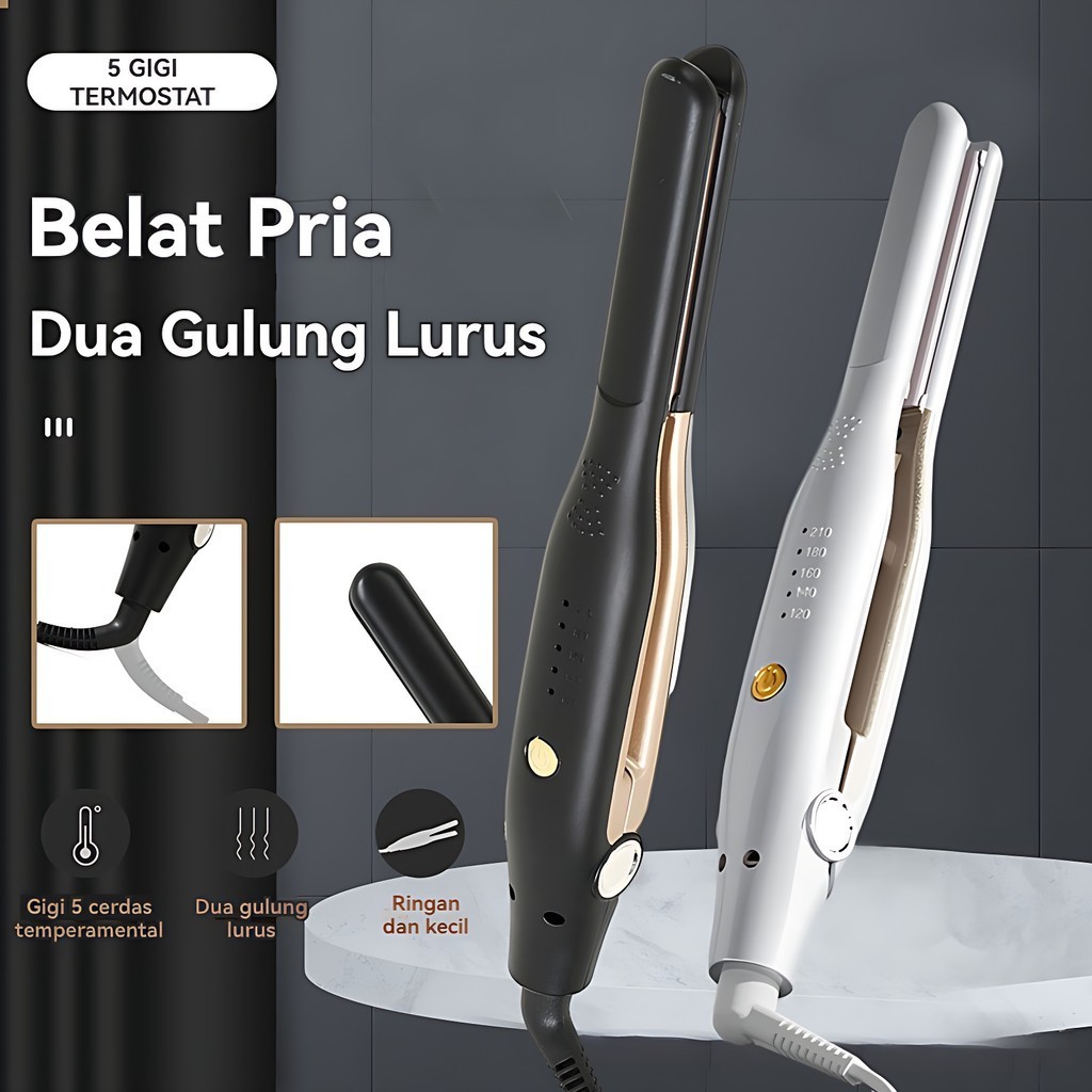 Jual Catok Pelurus Rambut / Catokan Curly Rambut / Catok Rambut Pria ...