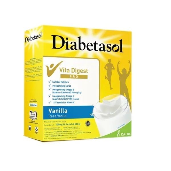 Jual DIABETASOL VANILLA 950 GR / 1KG | Shopee Indonesia