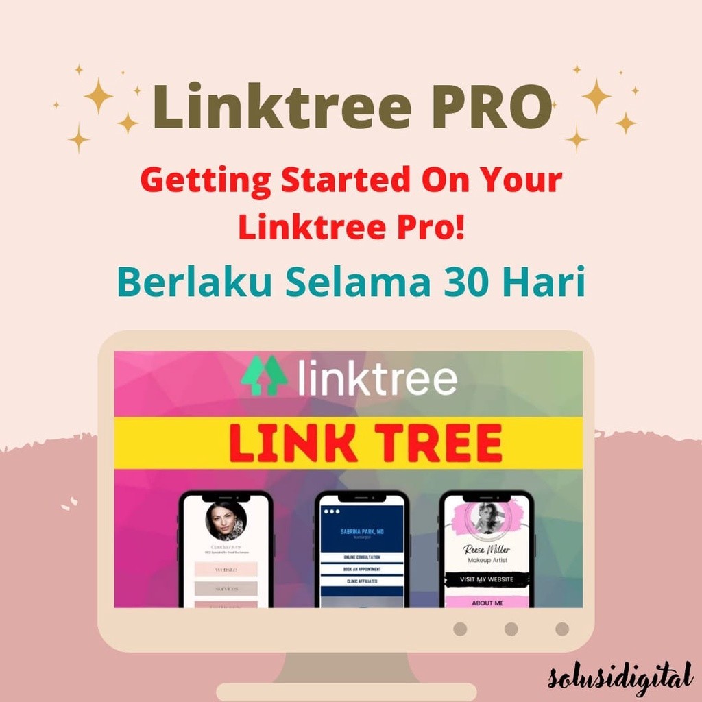 Jual Akun Linktree Pro 3 Bulan (Pivate & Bergaransi) | Shopee Indonesia
