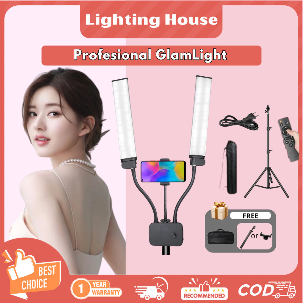 Jual Lighting House⭐Garansi 1 Tahun⭐️Glamlight Ring Light Tripod ...