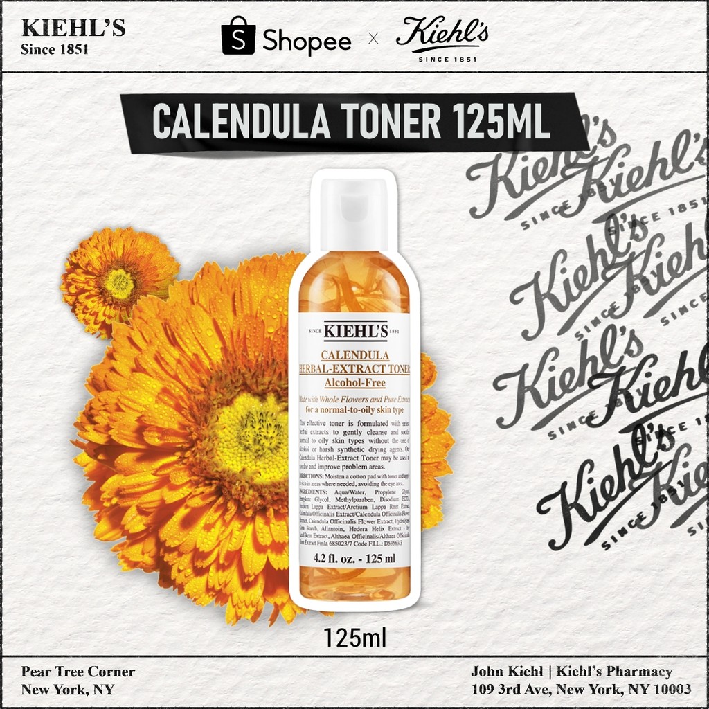 Jual Kiehl's Calendula Herbal-Extract Toner 125 ML. Toner untuk Semua ...
