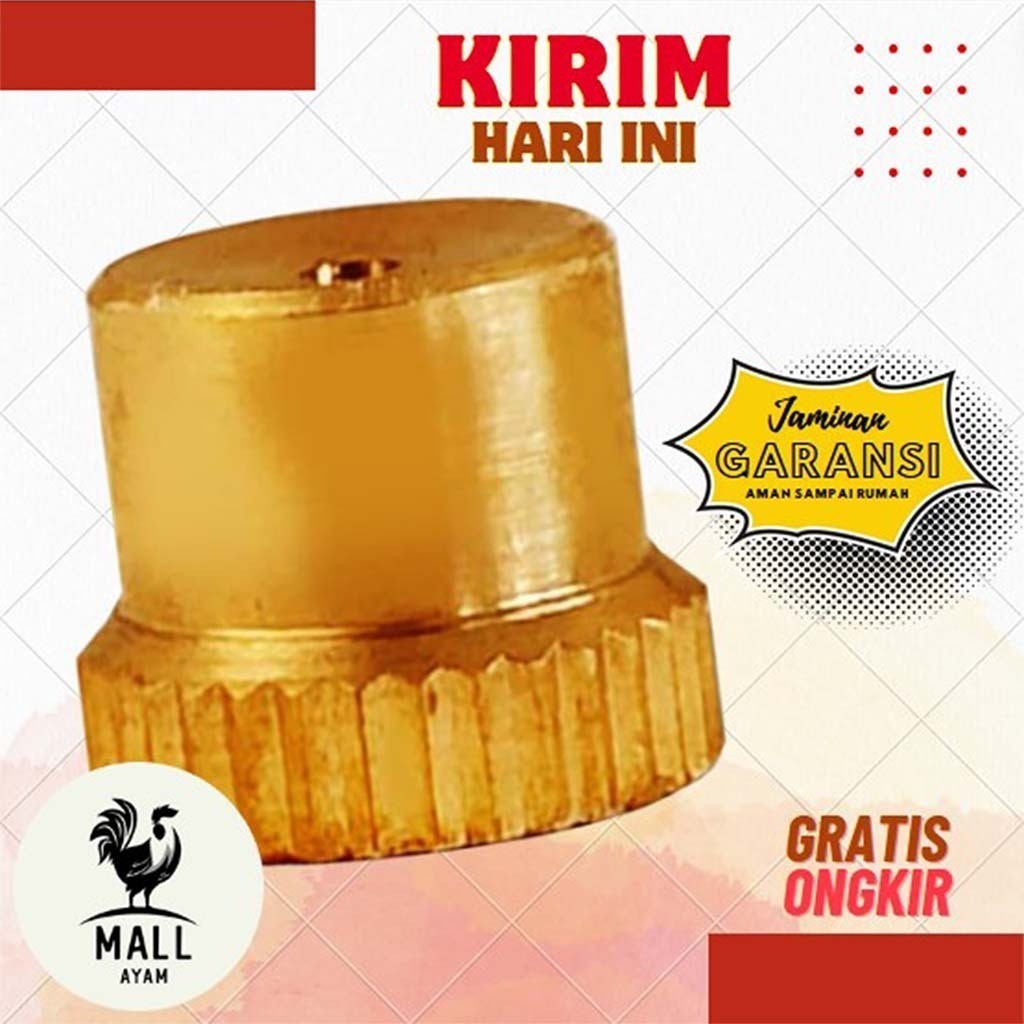 Jual AYAM MALL Head Nozzle Kepala Semprotan Kuningan Besi Ujung Sprayer ...