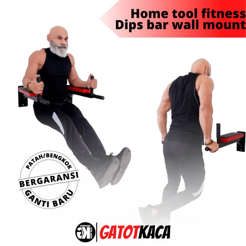 Jual [366SP] DIPS BAR / KNEE RAISE BARS / TRICEPS LEG RAISE GYM ...