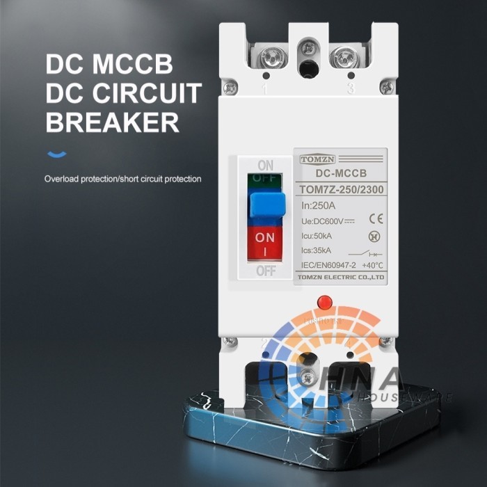 Jual MCCB DC Tomzn 2P 600V 150A 200A 250A Overload Protector Swicth | Shopee Indonesia