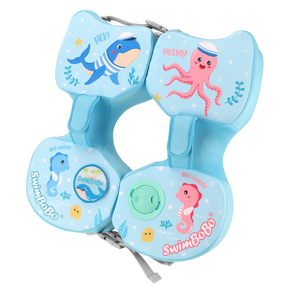 Jual Swimbobo New Upgrade Millisecond Rollover Alarm Children Swim Ring Underarm Floater ...