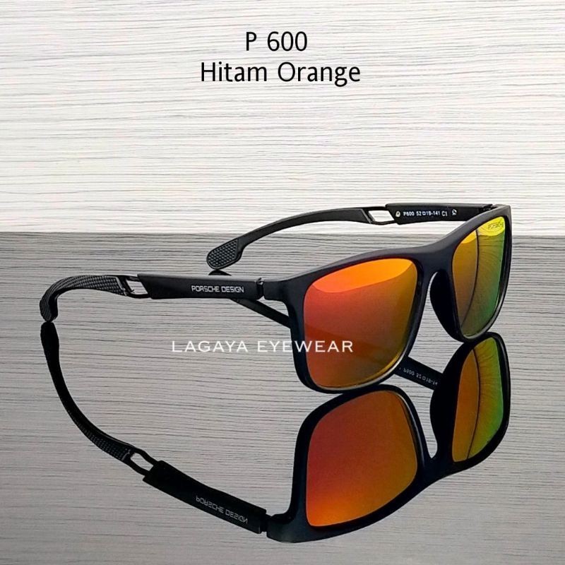 Jual Kacamata Hitam Pria Sporty trandy massa kini p600 lensa polarized Polaroid polar PZS ...