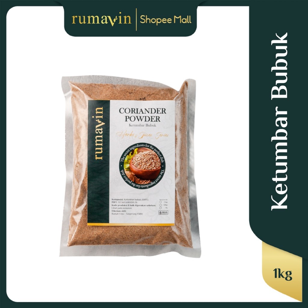 Jual Rumavin - Premium Rempah Coriander Powder / Ketumbar Bubuk ...