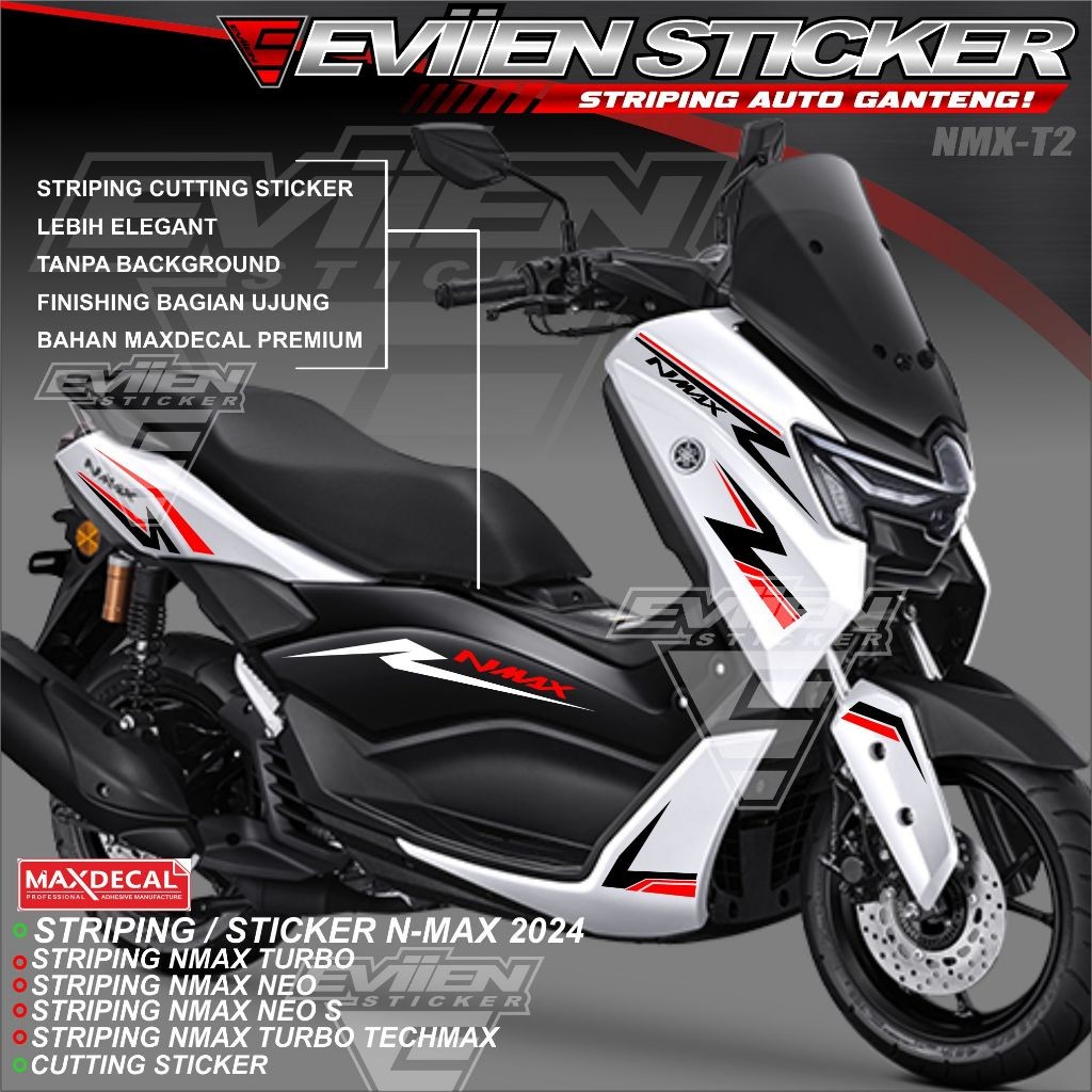 Jual STRIPING MOTOR ALL NEW YAMAHA NMAX STIKER NMAX TURBO/NEO/NEO S ...