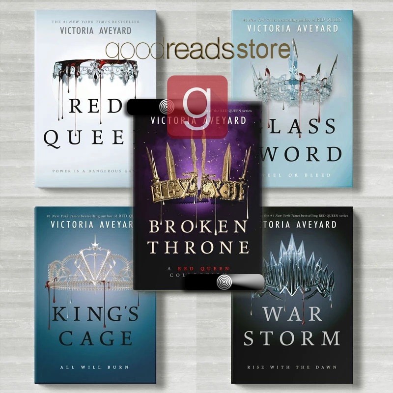 Jual Red Queen - Glass Sword - KIng's Cages - War Storm - Broken Throne ...
