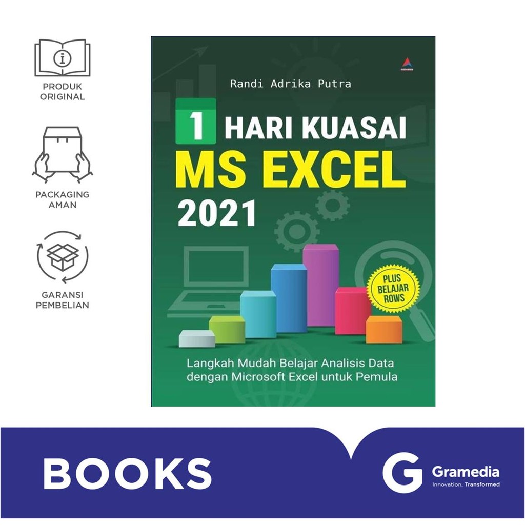 Jual 1 Hari Kuasai Ms Excel 2021 : Langkah Mudah Belajar Analisis | Shopee Indonesia