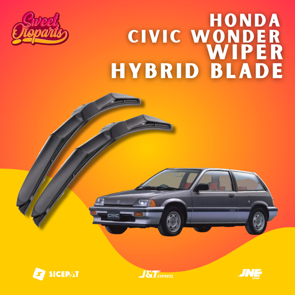 Jual Wiper Mobil - Honda Civic Wonder - Wiper Model Hybrid 1 SET Kiri ...