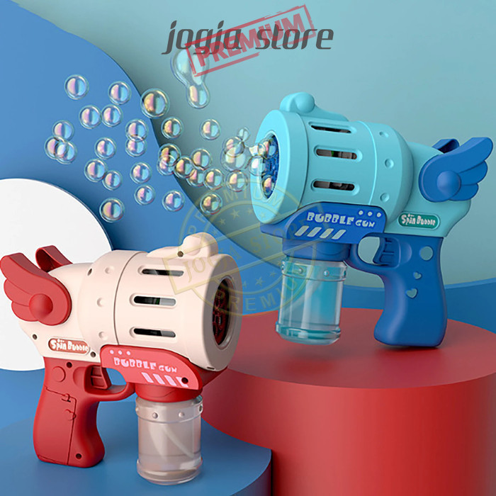 Jual Mainan Anak Bubble Gun Automatic Pistol Gelembung Balon Sabun ...
