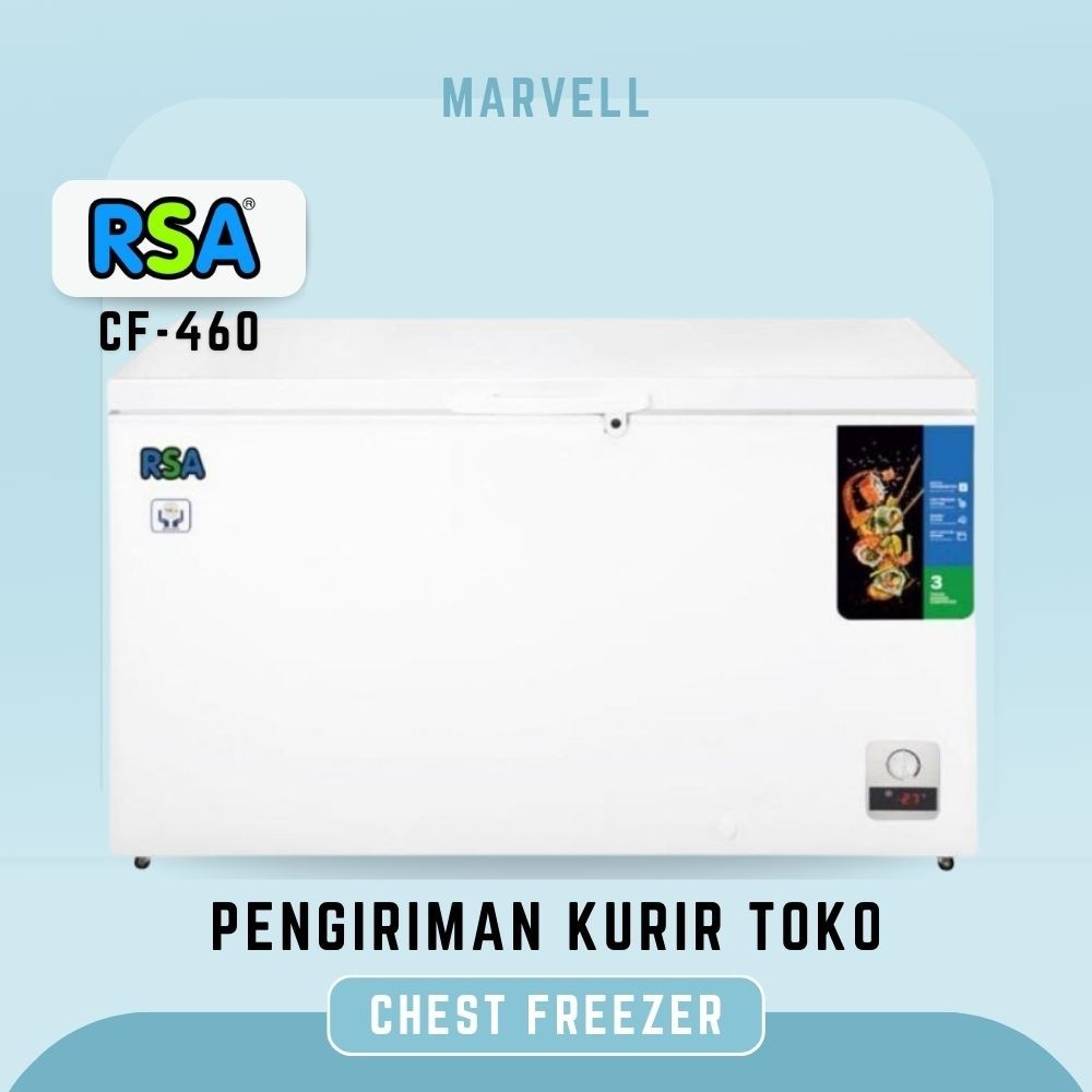 Jual Chest Freezer Rsa Cf 460 Cf-460 Chest Freezer Box Garansi Resmi ...