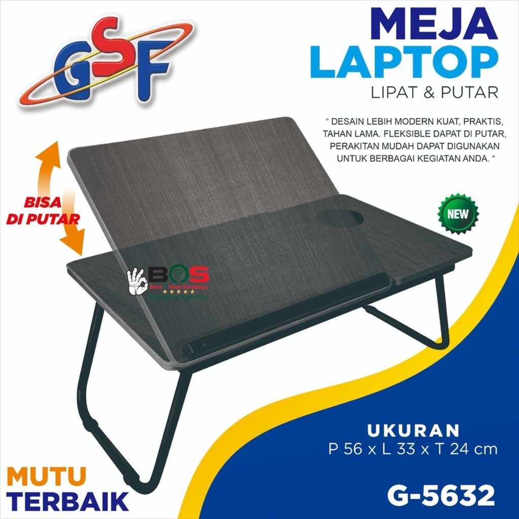 Jual GSF Meja Laptop Lipat Putar Portable Meja Belajar Anak G-5632 | Shopee Indonesia