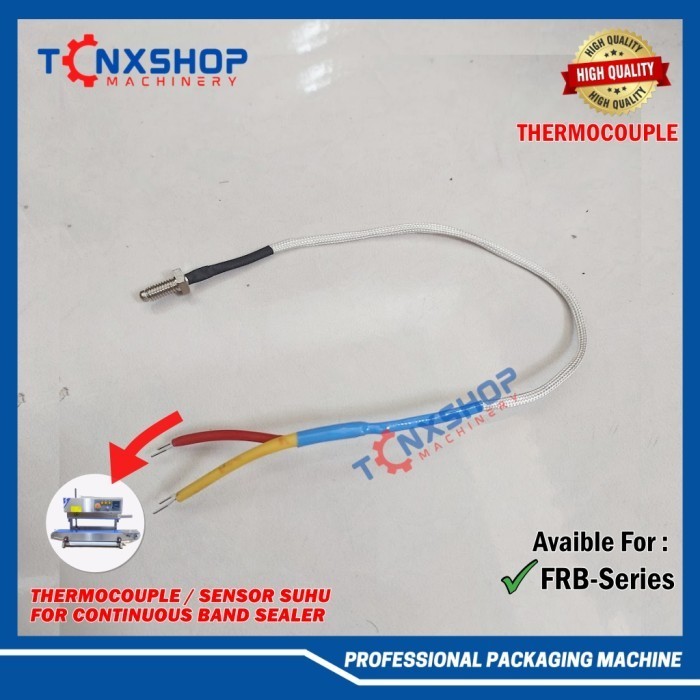 Jual Thermocouple Sensor Deteksi Suhu Mesin Press Band Sealer FRB-770 ...