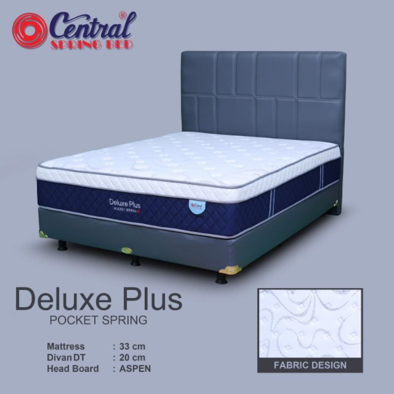 Jual Kasur Central Springbed Deluxe Plus Pocket Springs 180 X 200 ...