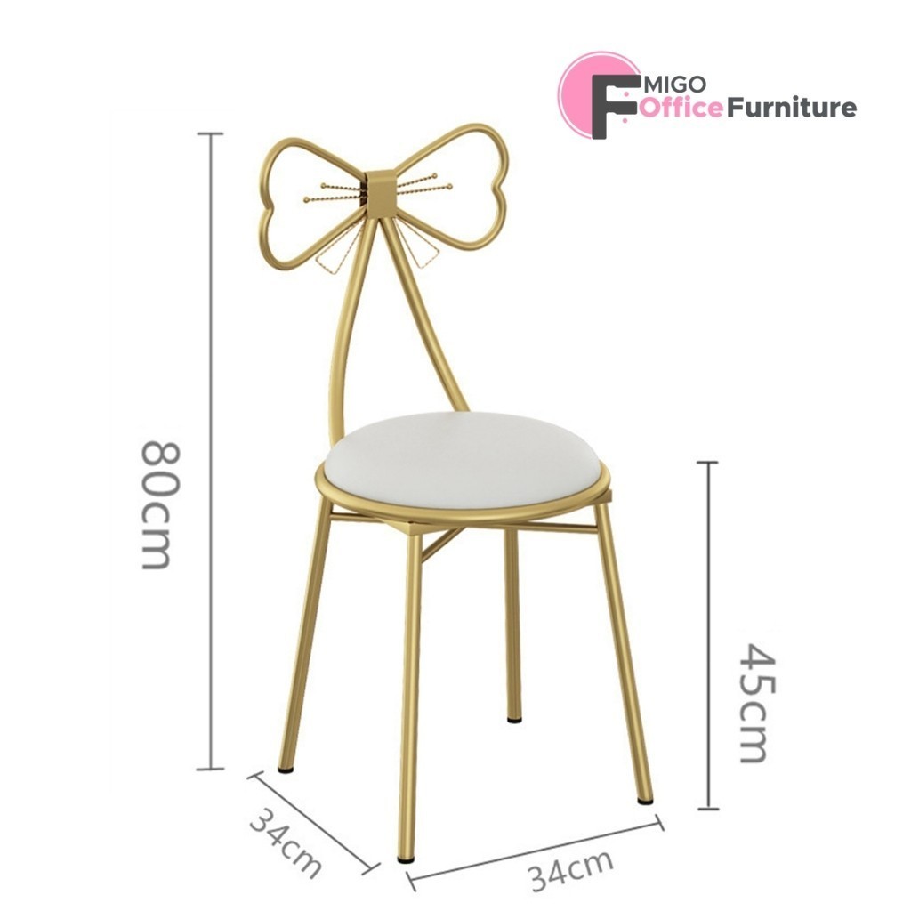 Jual kursi murah/ kursi rias/ kursi kafe/ kursi bar/ kursi rias bulat ...