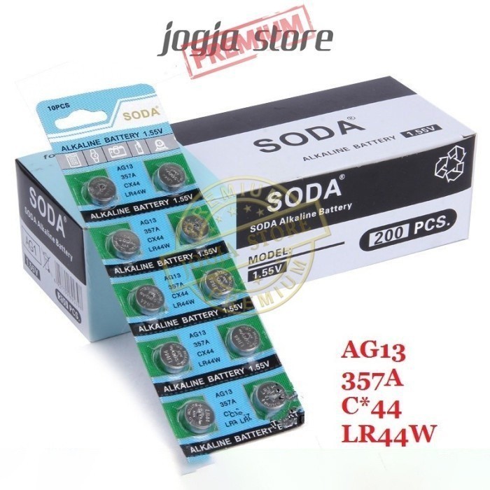 Jual Baterai Kancing JAM LR44 AG13 L1154 357 A76 Battery Lithium 1.5V 1 Pcs | Shopee Indonesia