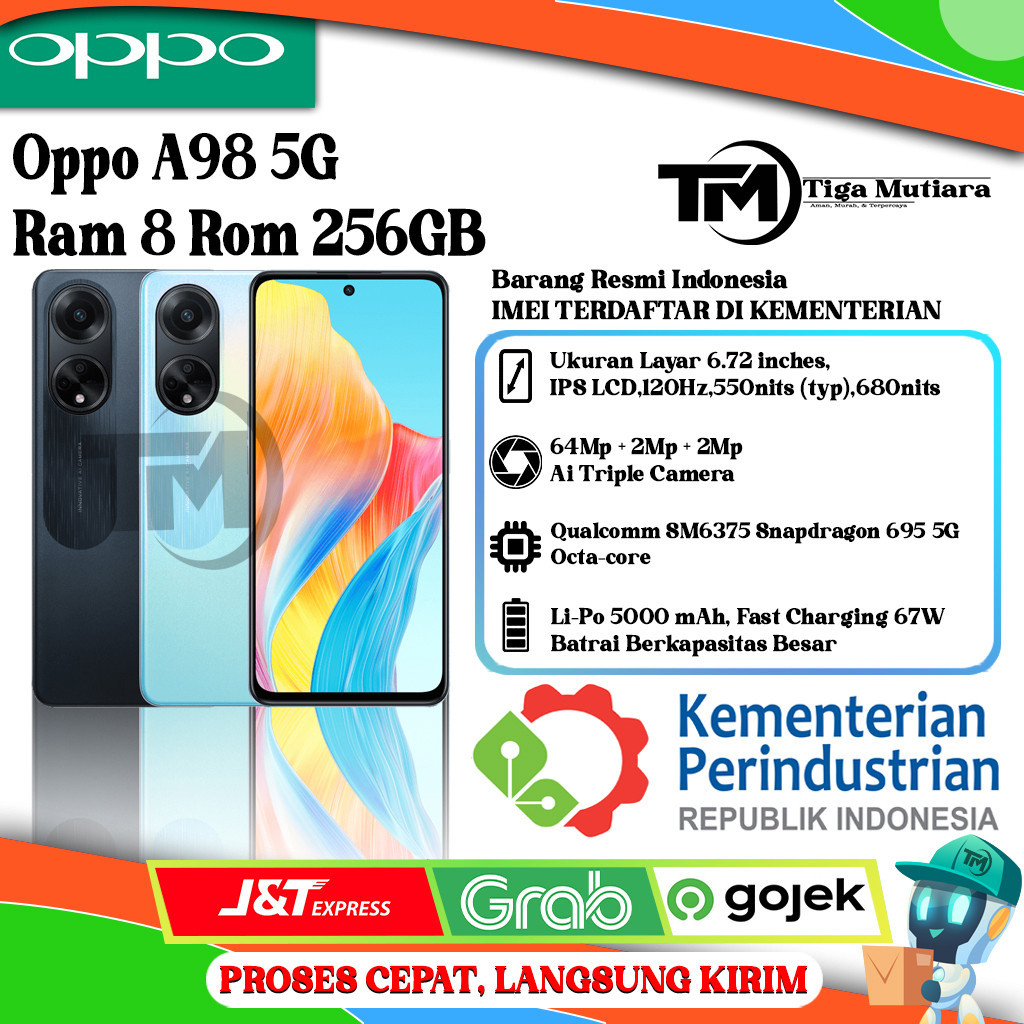 Jual A98 5G Ram 8 Rom 256GB | Shopee Indonesia