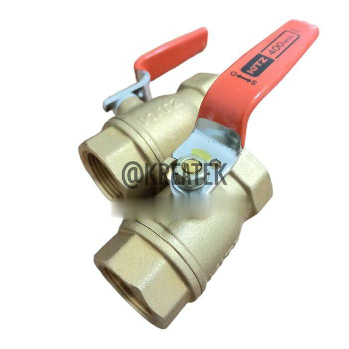 Jual Ball Valve KITZ Brass 3/4 inch 400 WOG 100% ORIGINAL | Shopee Indonesia
