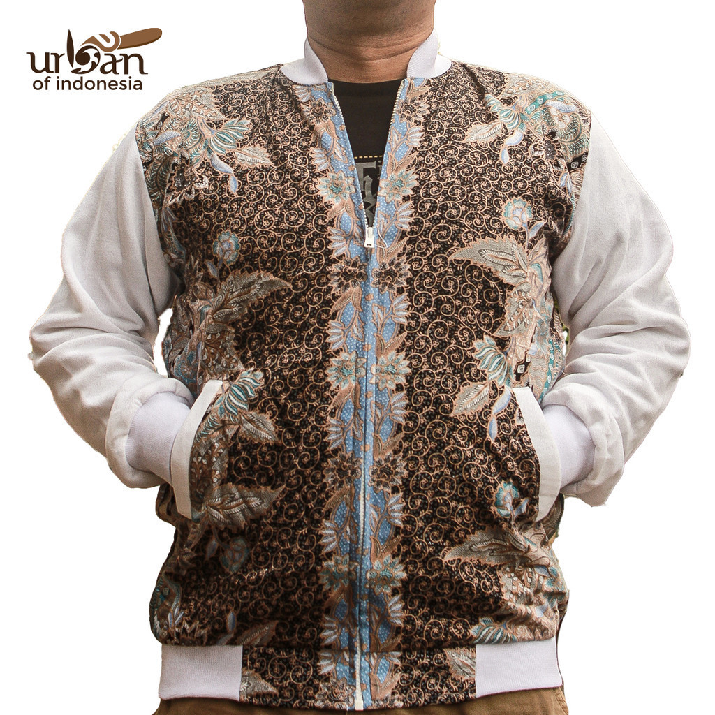 Jual Jaket Batik Urban of Indonesia Brown Pekalongan | Shopee Indonesia