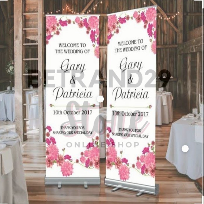 Jual Stand Roll Up Banner 80x200 85x200 - Kaki Alumnium, 60 x 160 ...