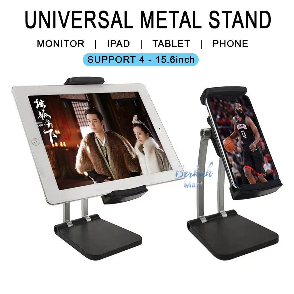 Jual Desktop Stand Universal Stand Size XL iPad Handphone Tablet Layar ...