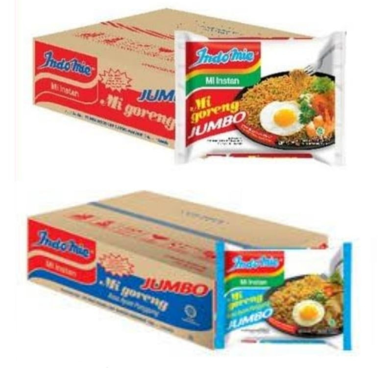 Jual 1 DUS KARTON 24 PCS - INDOMIE JUMBO ALL VARIAN | Shopee Indonesia
