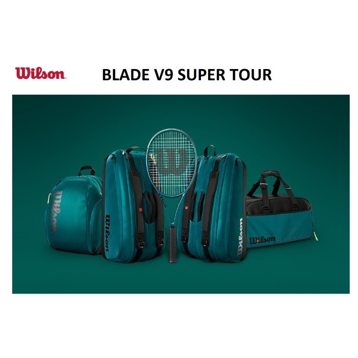 Jual WILSON Blade V9 Super Tour Tennis Backpack Bag - Tas Raket Tenis 6 ...