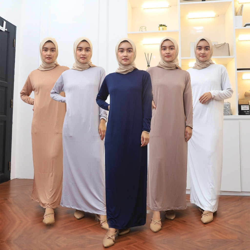 Jual Firda Inner Manset Gamis Lengan Panjang | Shopee Indonesia