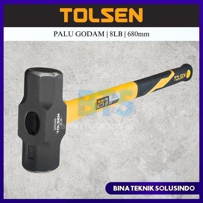 Jual TOLSEN Palu Godam 8LB Palu Bodem Palu Batu / Sledge Hammer 680mm ...