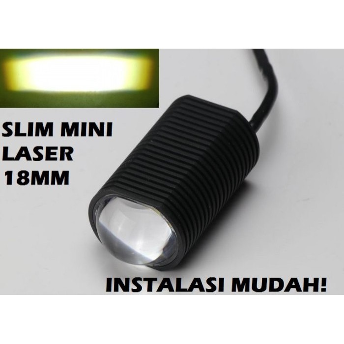 Jual Mini Laser 18MM 1.8CM lampu grill mobil sql 1 mata tembak laser ...