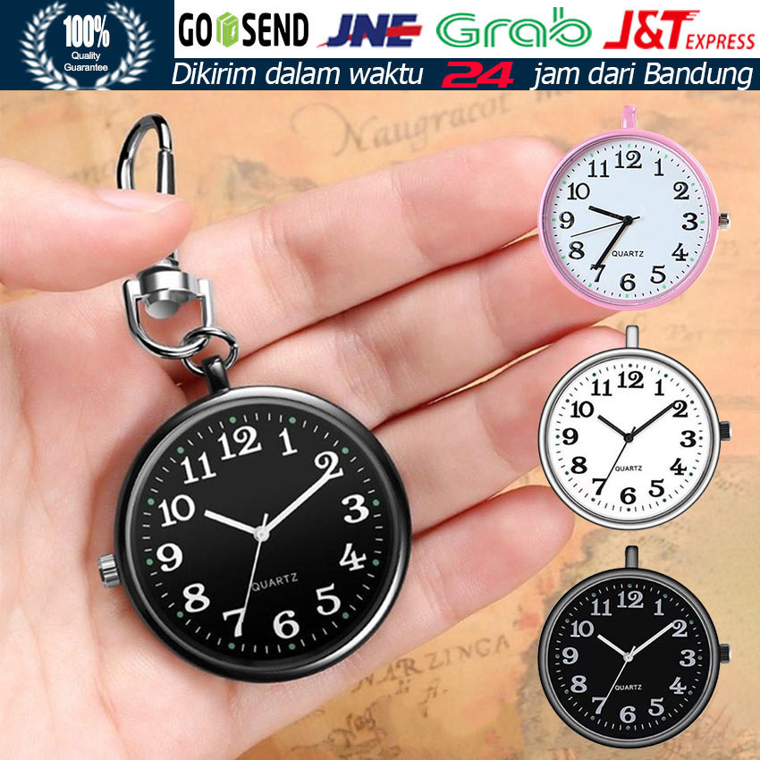 Jual Jam Saku Gantungan Kunci Pesawat Dan Tenaga Medis Pria Wanita ...