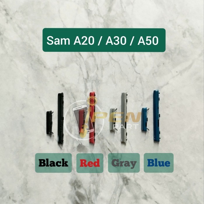 Jual Tombol Luar Samsung A20 A30 A50 Button Power Volume Side Switch On Off - Biru ip3mart ...