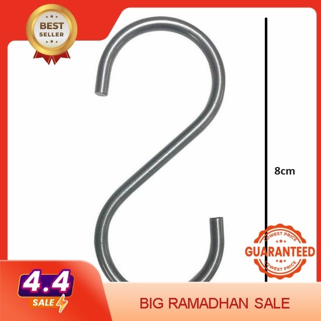 Jual Hook besi S Pengait yang kuat untuk digunakan pada benda-benda ...