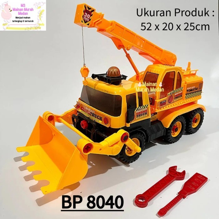Jual M3 - Mainan Anak Mobil Truk Keruk Blego Plastik Truck Construction ...
