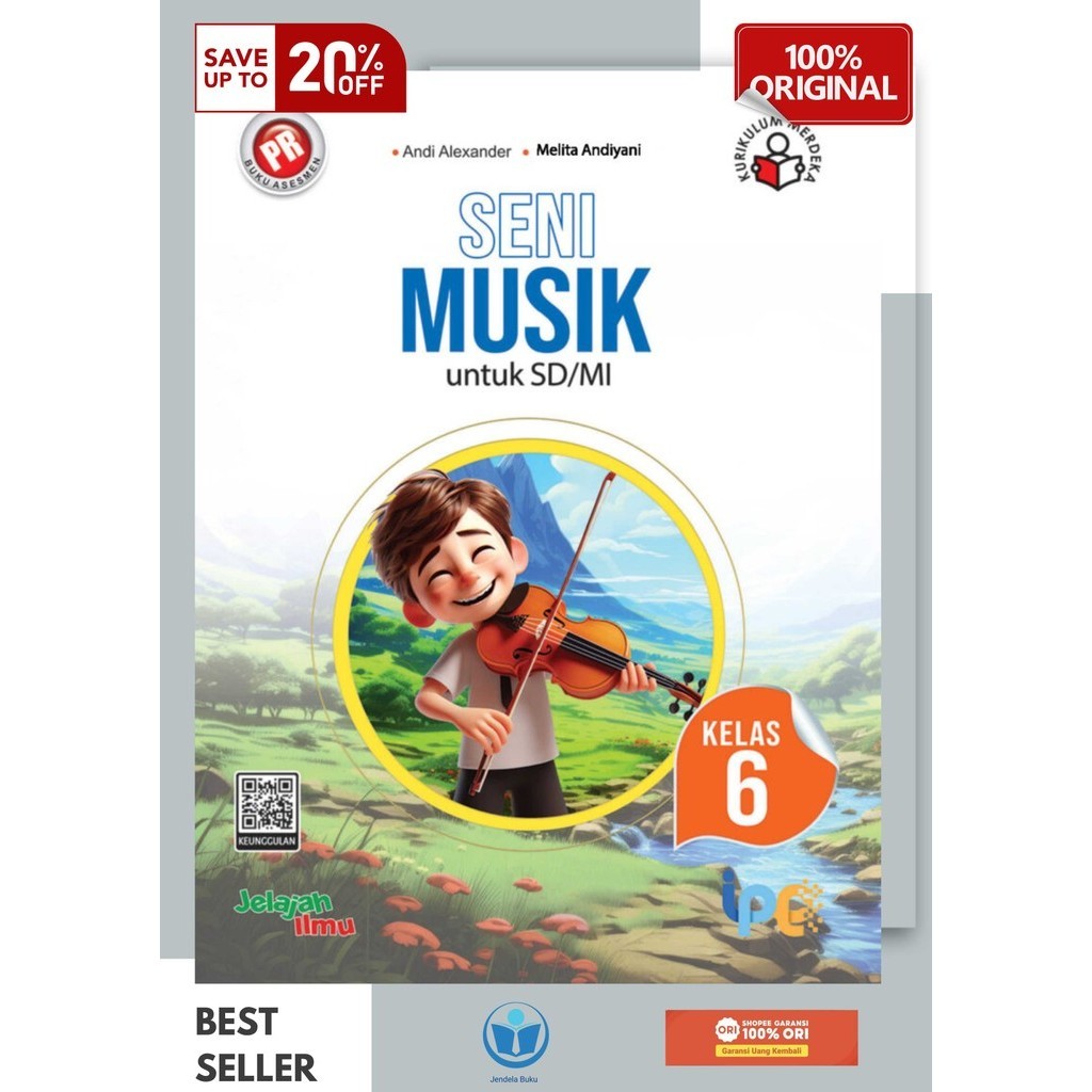 Jual Buku Pr/Lks Kurmer Seni Musik Kelas 6/VI SD/MI Semester 1&2 Kurikulum Merdeka Intan ...