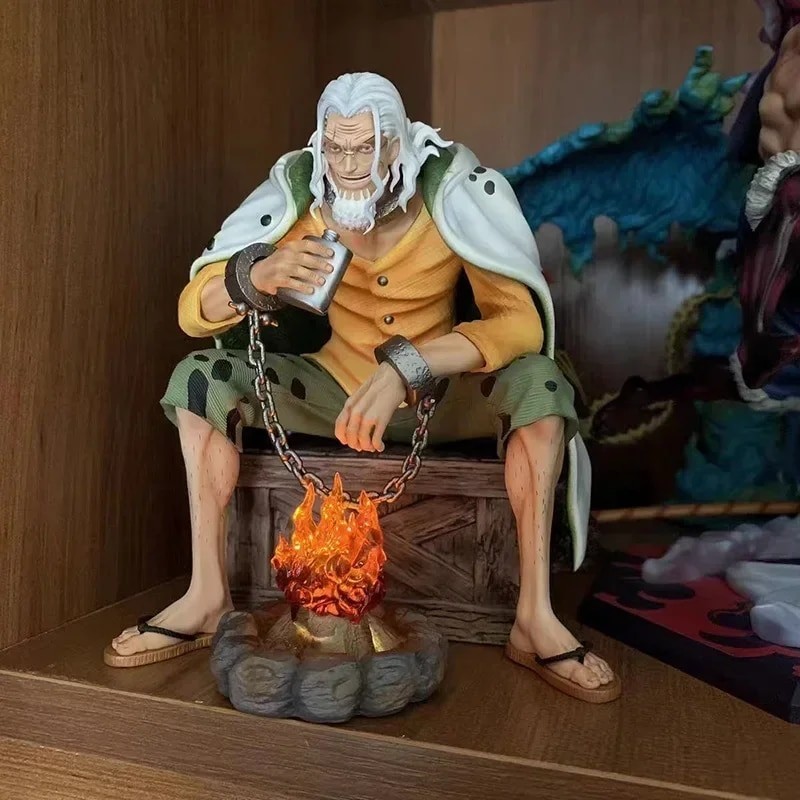 Jual 16cm Anime One Piece Figures Silvers Rayleigh Action Figures ...
