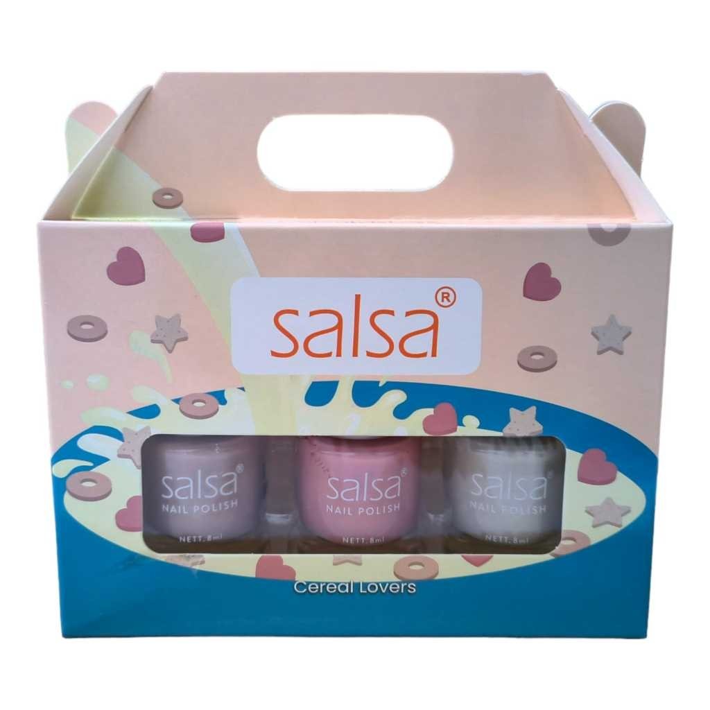 Jual SALSA KUTEK 8 ML - SALSA NAIL POLISH SET / ITALIANO PIZZA - DONUT ...