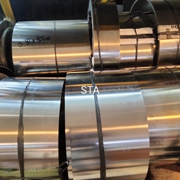 Jual shim plate stainless 304 0,5mm x 500mm x 1 meter | Shopee Indonesia