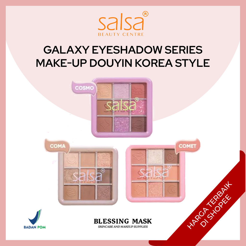 Jual SALSA Galaxy Eyeshadow – Palette Eyeshadow | Make Up Douyin Korea ...