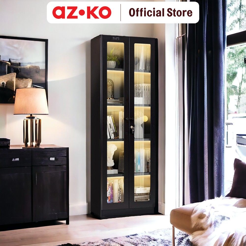 Jual AZKO Masterspace Haka Lemari Pajang Besi Display Cabinet Kabinet ...