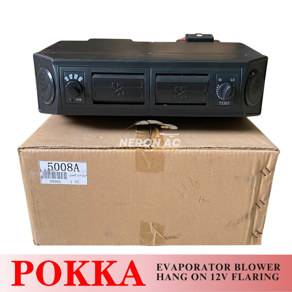 Jual EVAPORATOR BLOWER AC MOBIL UNIVERSAL HO HANG ON 12 VOLT FLARING SATU SET POKKA 5008A ...