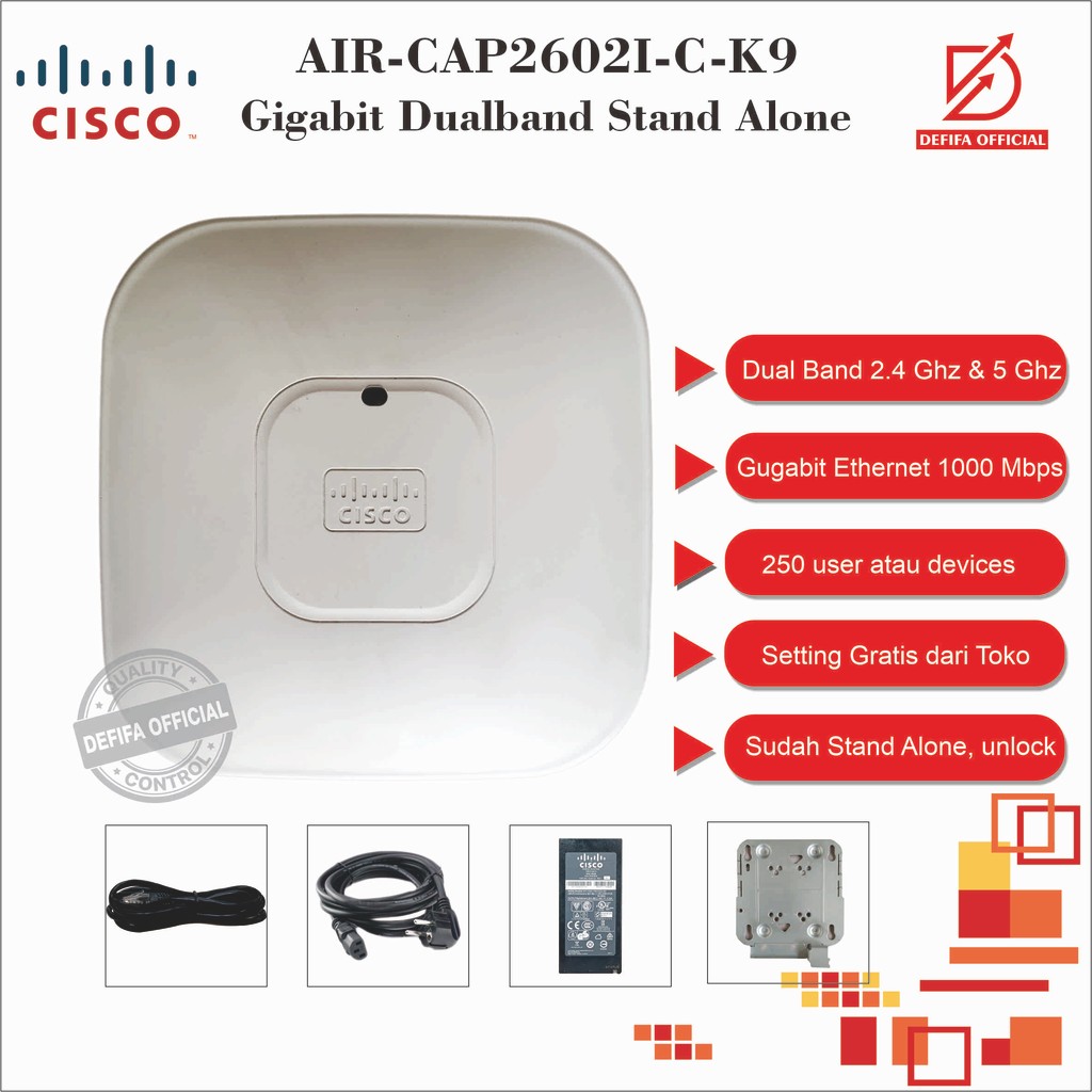 Jual Cisco Aironet Router WIFI WIRELESS AIR-CAP2602I-C-K9 Standalone ...