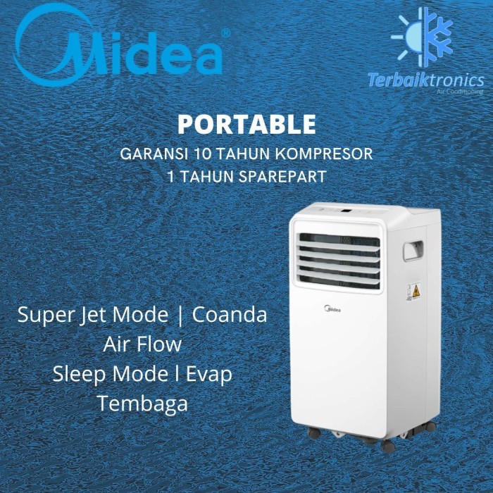 Jual AC Portable Midea MPHA Series 1/2 - 1 PK - MPHA 09CRN | Shopee ...