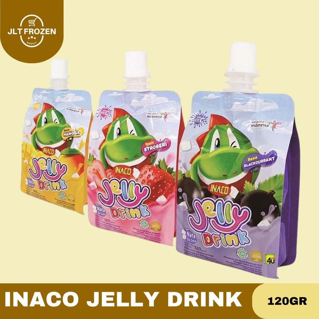 Jual Inaco Jelly Drink / Jelly Nata De Coco Rasa Strawberry / Mangga ...