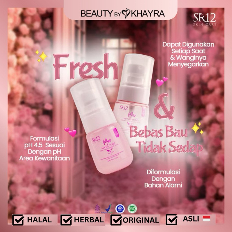 Jual PAKET MISS MANJA SR12 / FEMININE SPRAY & FEMININE WASH ...