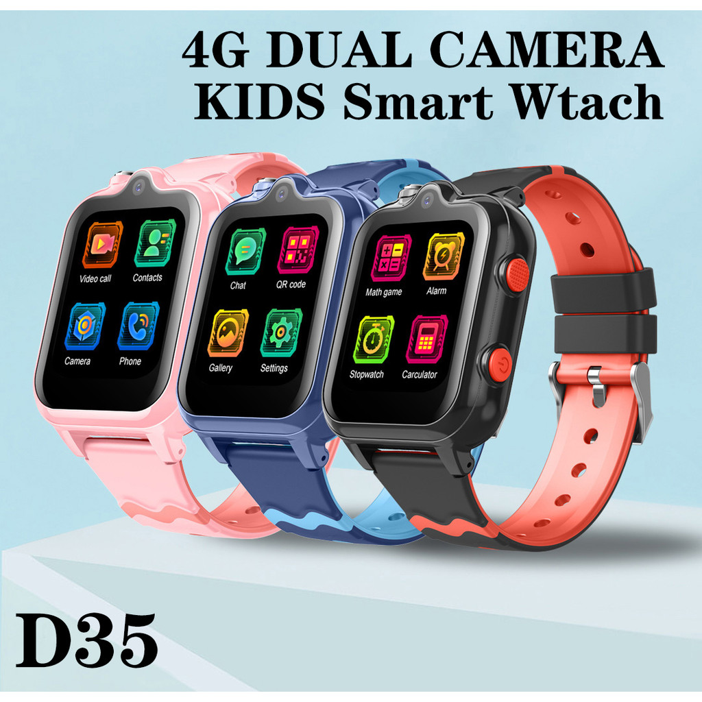Jual Luxury Smart 4G Remote Dual Camera GPS WI-FI Kids Smart watch ...