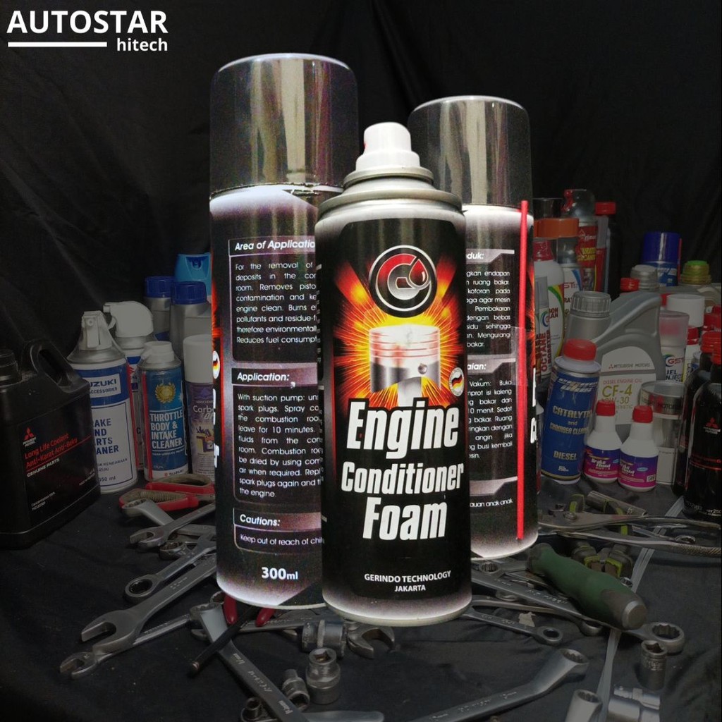 Jual ENGINE CONDITIONER FOAM 300ML busa pembersih ruang bakar piston ...