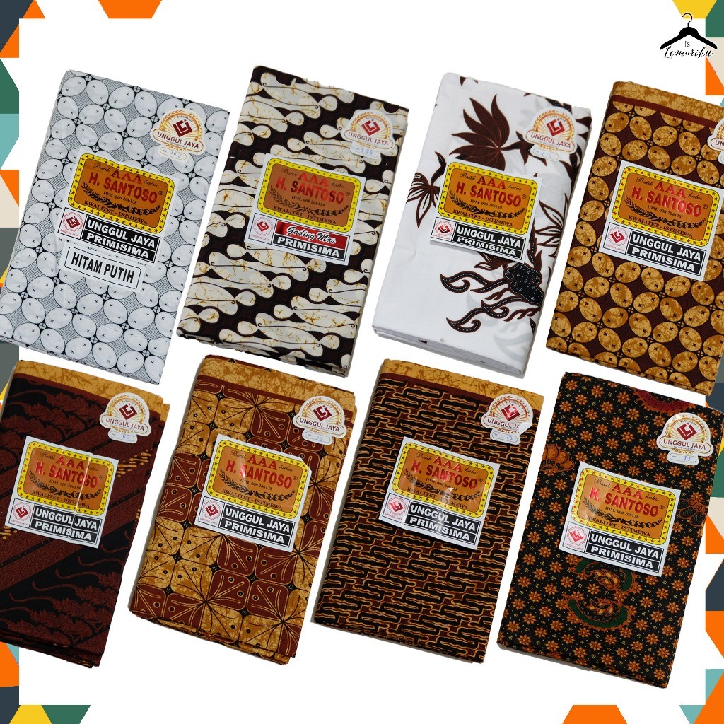 Jual Kain Panjang Batik Jarik Halus H. Santoso Spesial 2x1meter | Shopee Indonesia